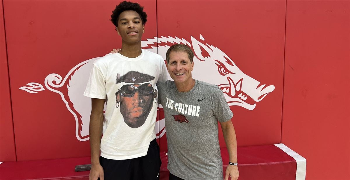 Instate 2026 target Jacob Lanier recaps unofficial visit to Arkansas