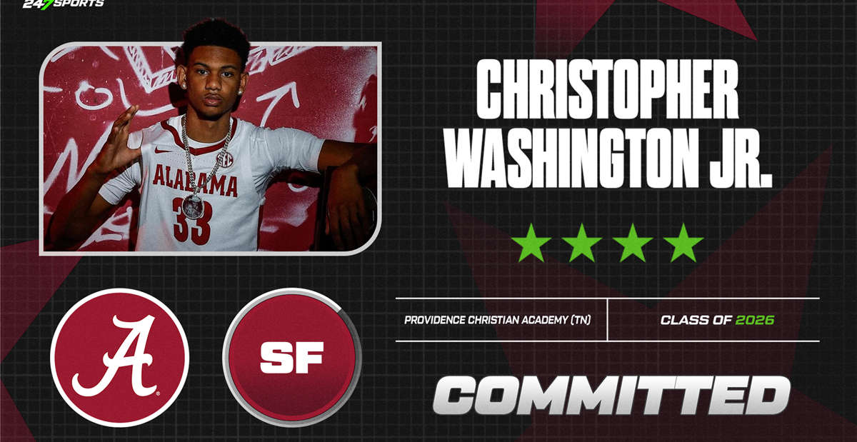 Four-star SF Christopher Washington commits to Alabama