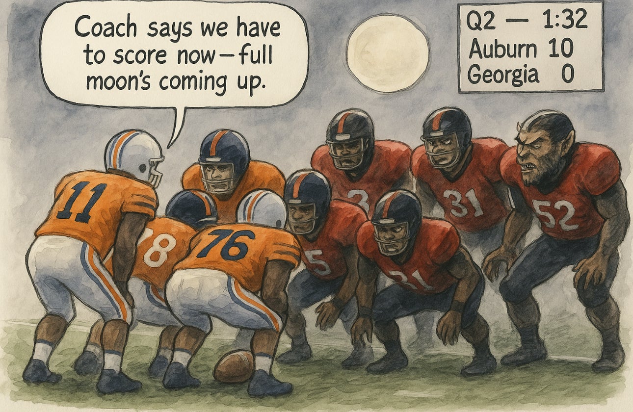 I finally understand why UGA plays so much better 2nd half