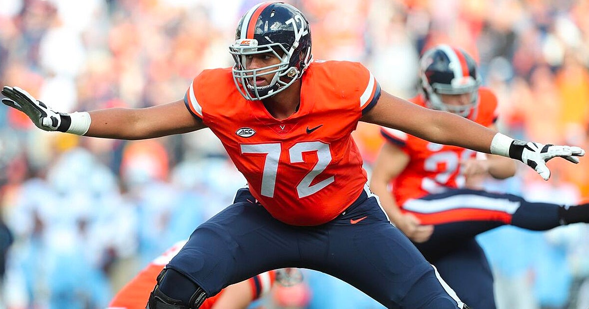 Virginia starting OT Ryan Swoboda enters transfer portal