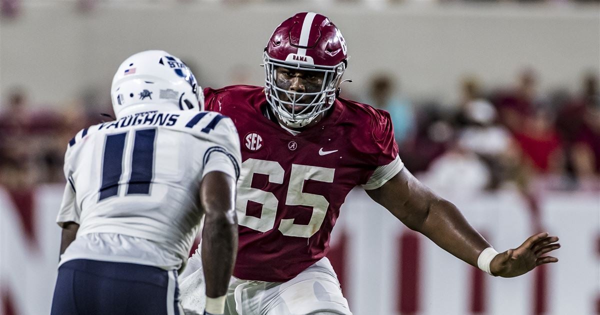 JC Latham details lessons learned as freshman, progress as starter