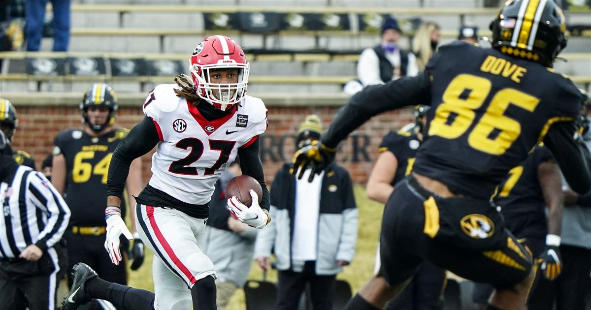 Eric Stokes shares parting message to Georgia entering NFL Draft