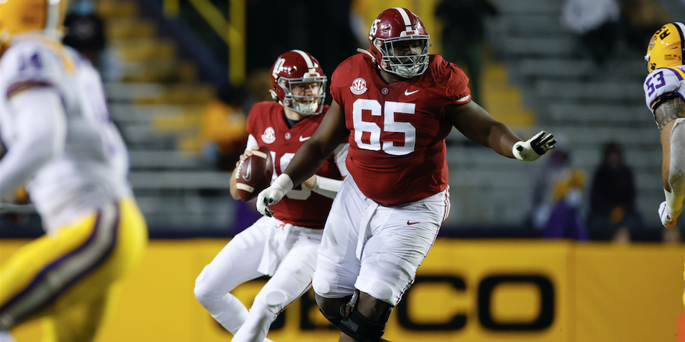 2021 NFL Draft: Panthers select Alabama OL Deonte Brown