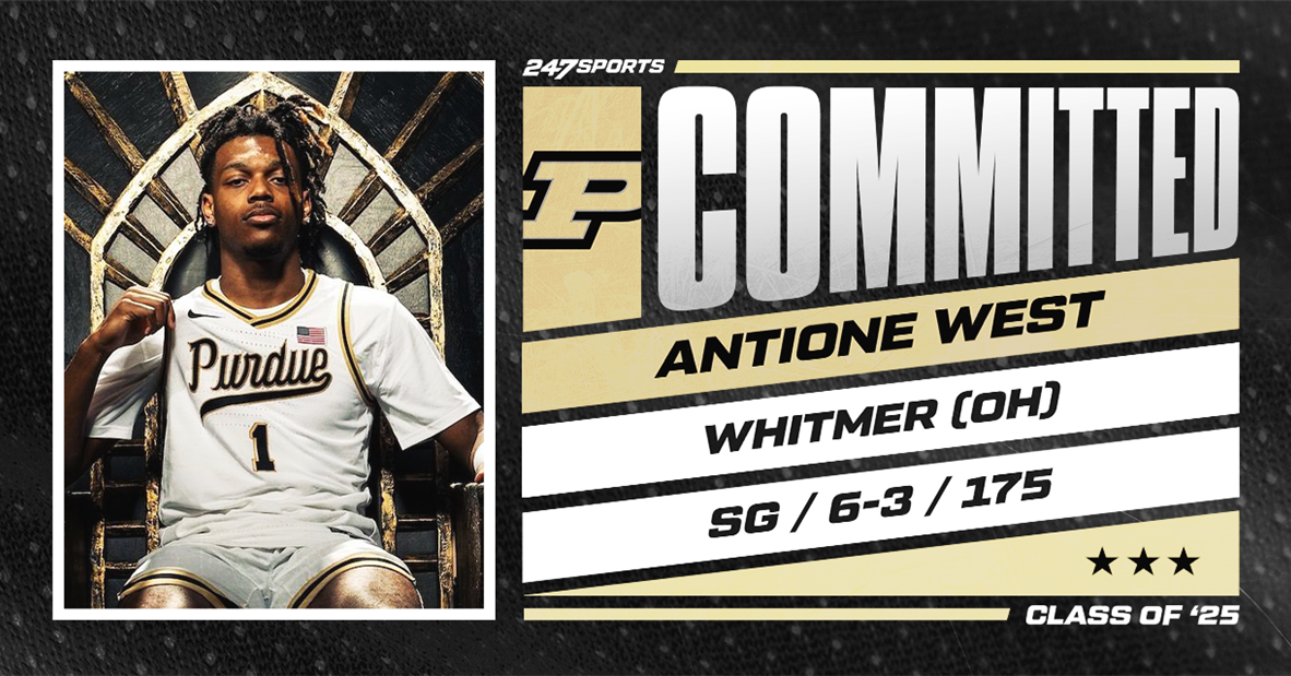 Purdue lands a commitment from three-star guard Antione West