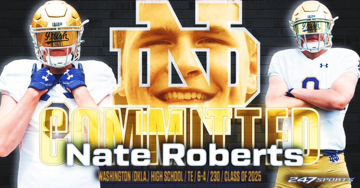 BREAKING: Elite 2025 TE Nate Roberts Commits to Notre Dame