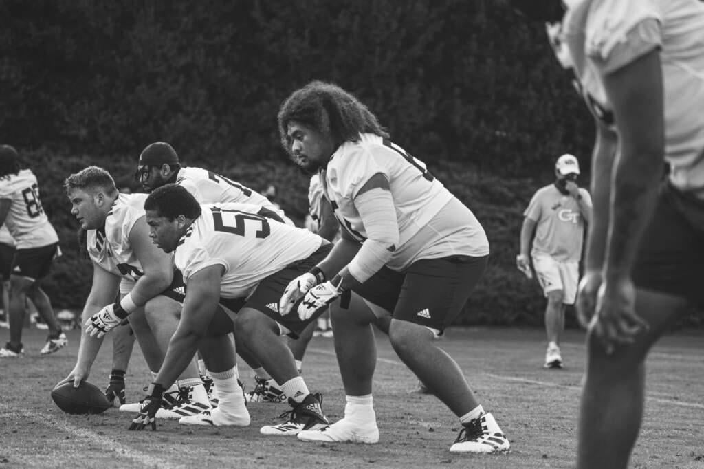 Georgia Tech Building Depth With Freshmen Offensive Linemen