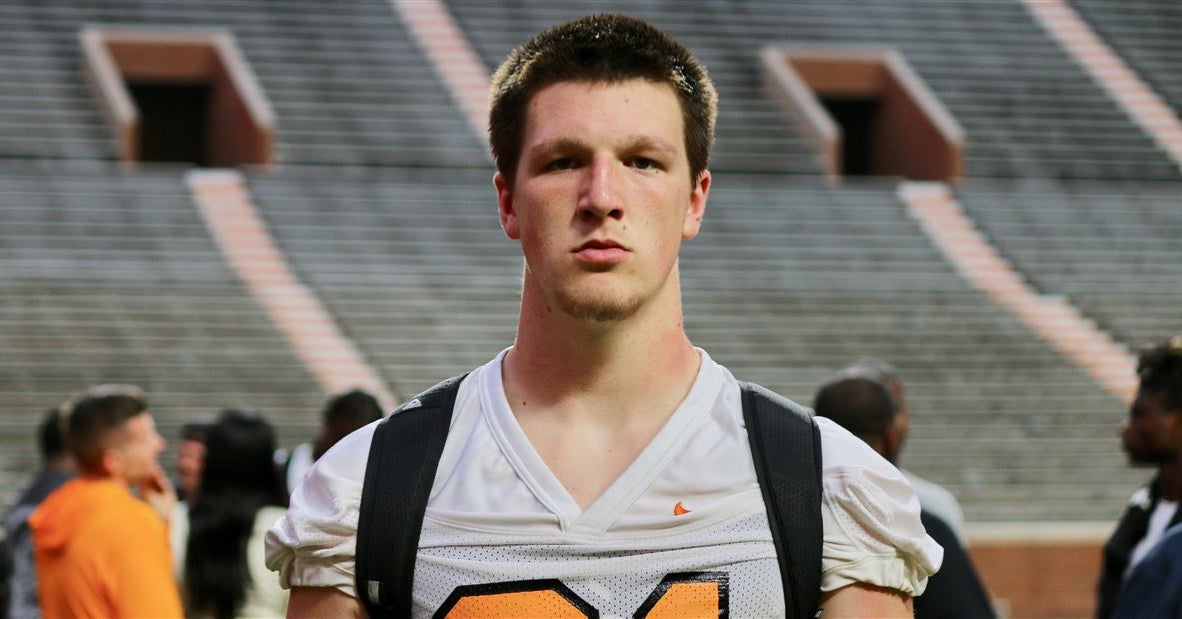 Vols make top five for four-star, in-state TE Carson Sneed coming off ...