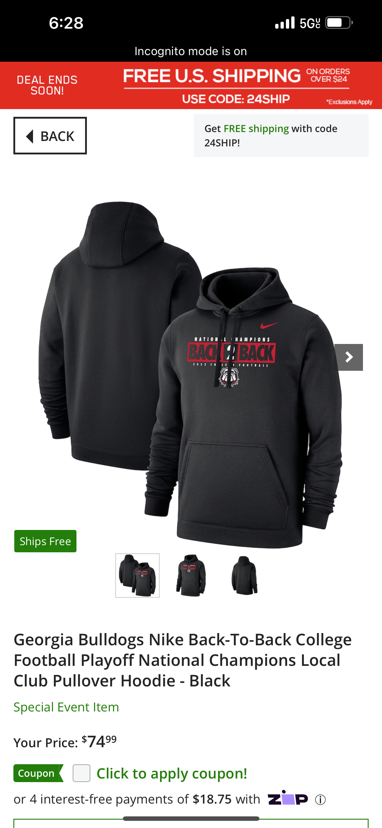 Best back to back apparel