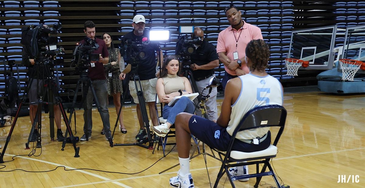 Photos: Behind the Scenes at UNC Basketball Media Day