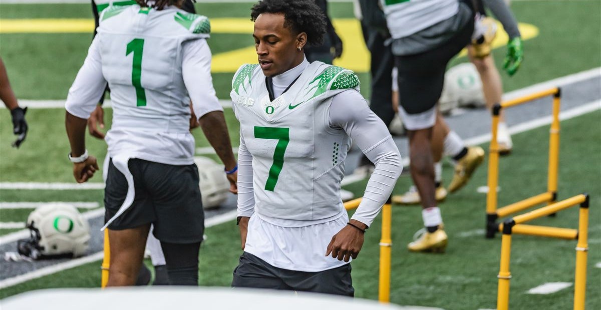 Evan Stewart says he wants to play with Dante Moore, now that Moore is ...