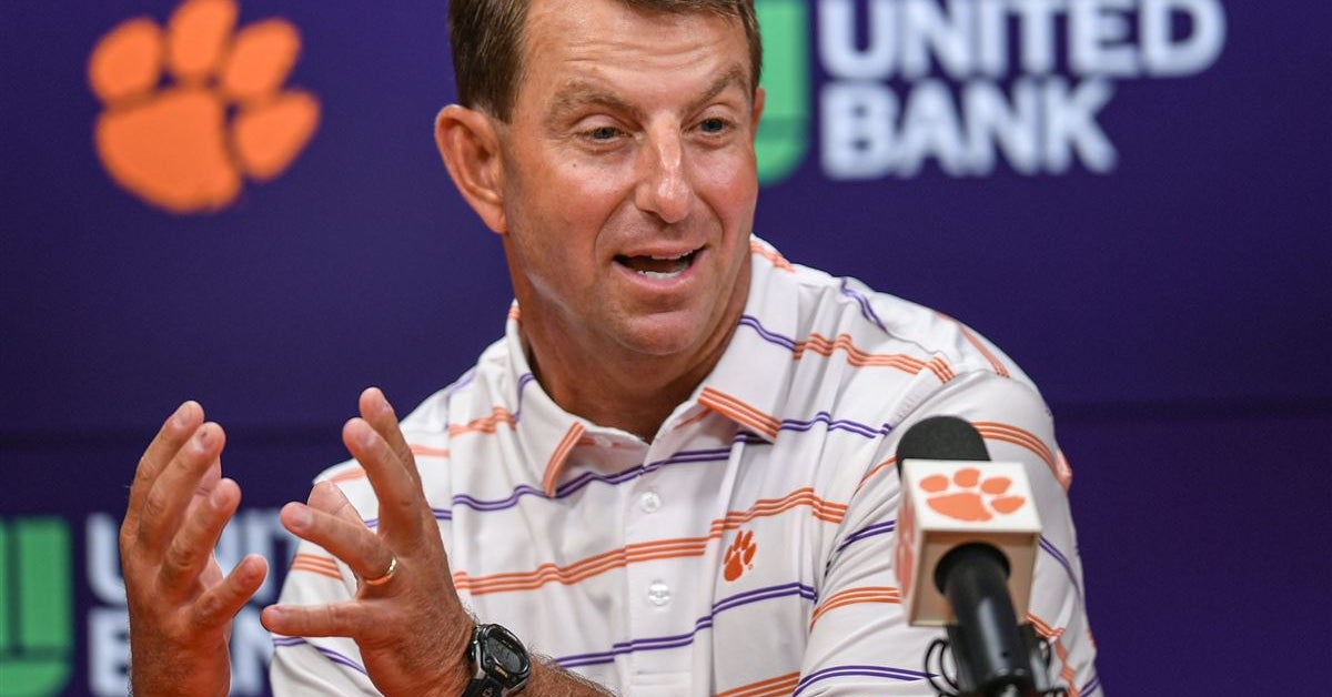 Dabo Swinney details what Clemson needs to do to return to its past ...