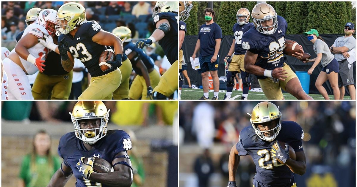 Depth, Not Dominance, Defines Notre Dame’s Running Backs Room