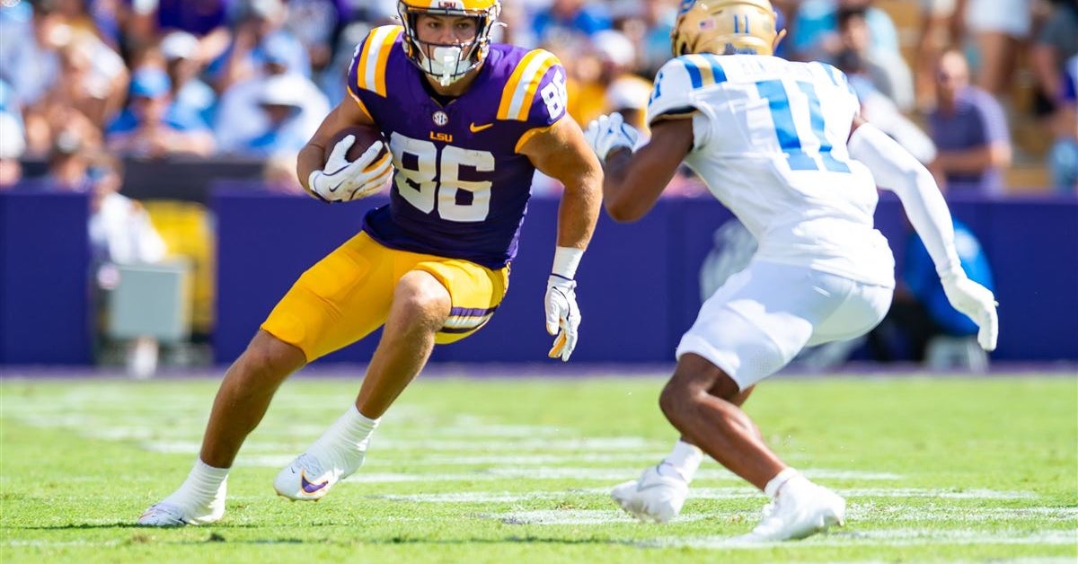 LSU's Mason Taylor breaking records as reliable piece for Tigers' offense