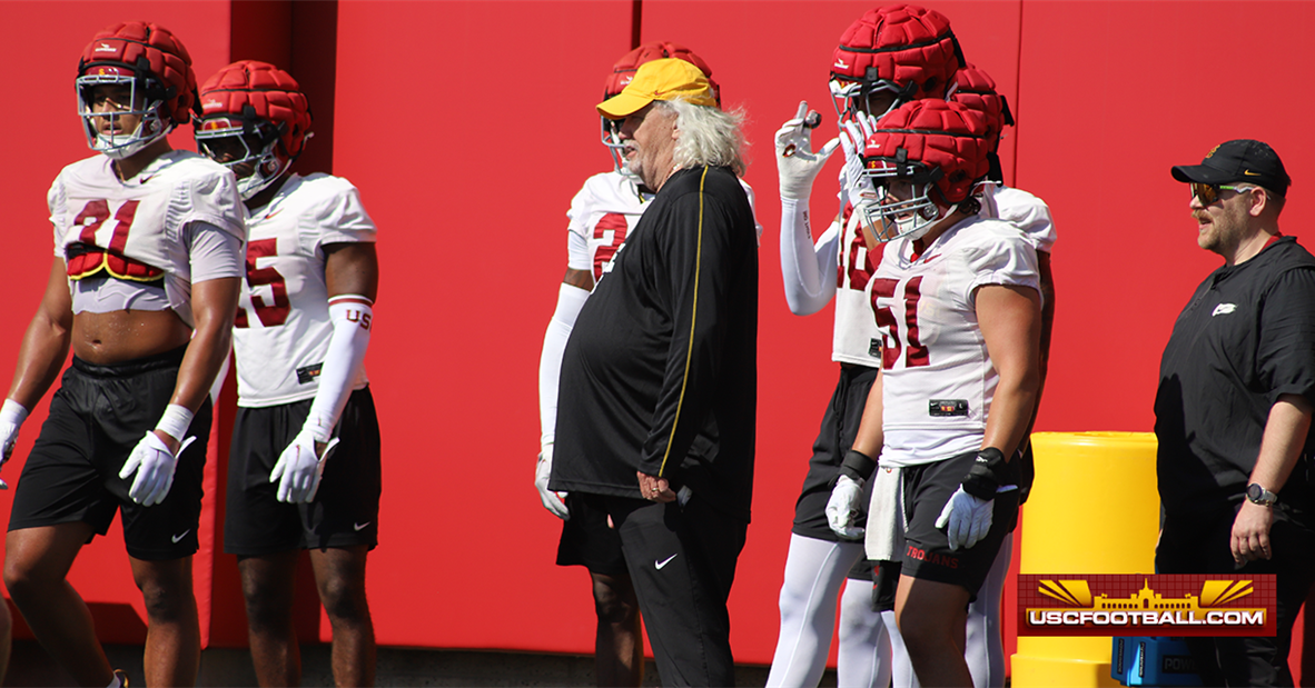 Watch: Rob Ryan coaches USC's linebackers through drills in Trojans ...