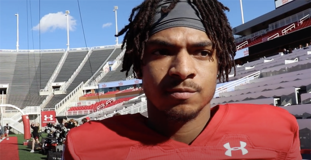 WATCH: Receiver Dorian Singer talk about his experience in spring ball