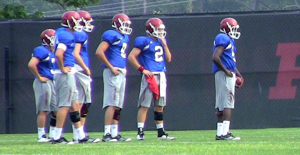 Notebook: Wilson pleased with QBs