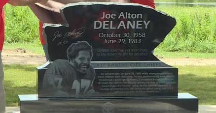 Monument honoring life, heroism of Joe Delaney unveiled