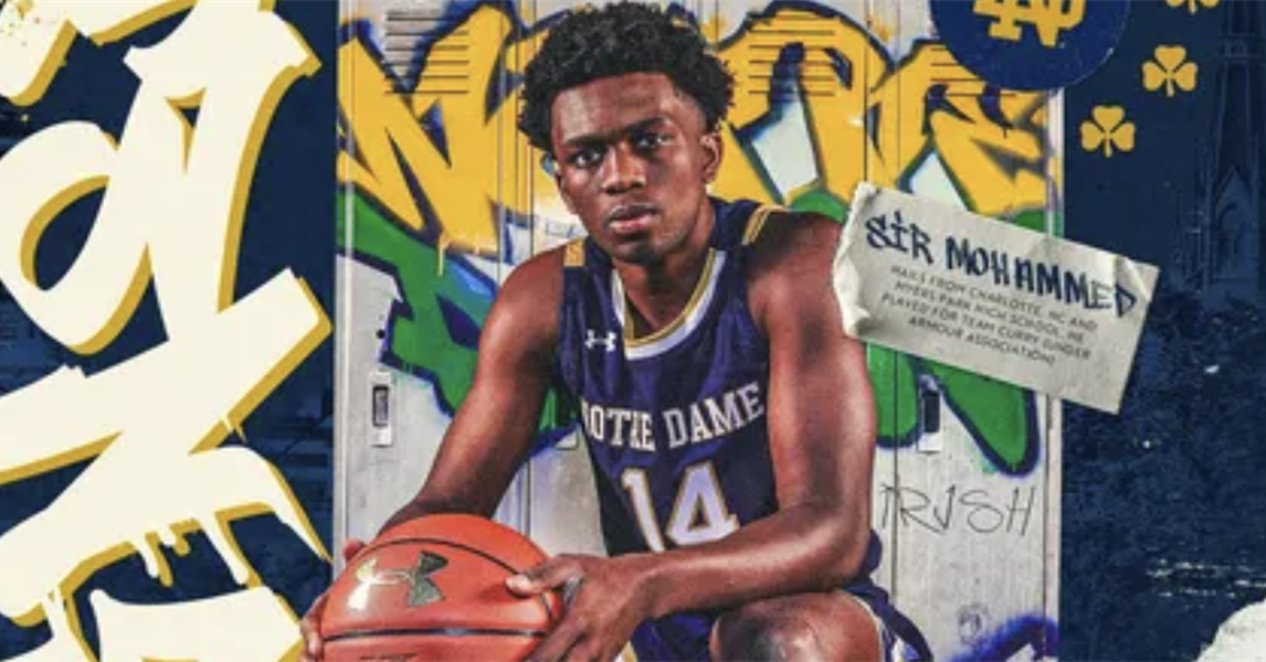 SIGNED: Sir Muhammed puts pen to paper with Notre Dame Hoops