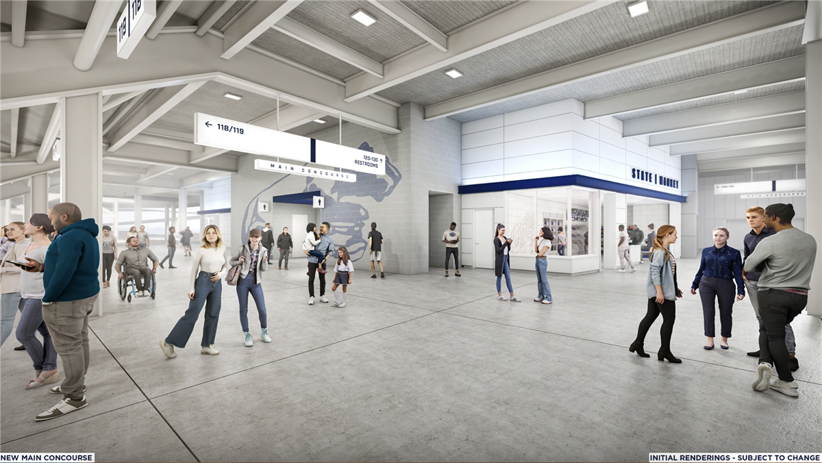 Penn State provides Beaver Stadium renovation update, shares west side ...