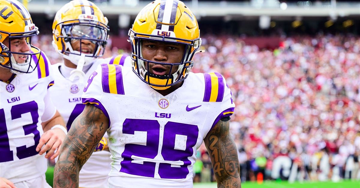 LSU RB Caden Durham is the 247Sports True Freshman of the Week after ...