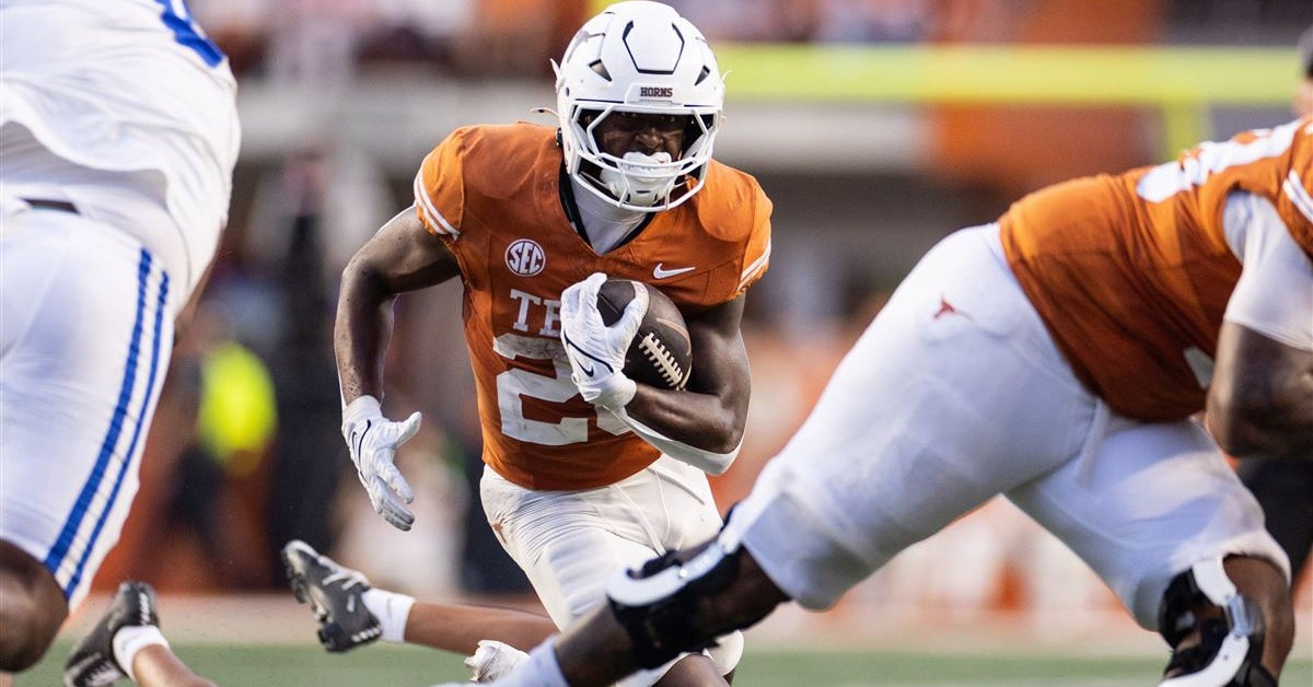 Texas Football: Running game imposes its will, powers No. 3 Longhorns ...