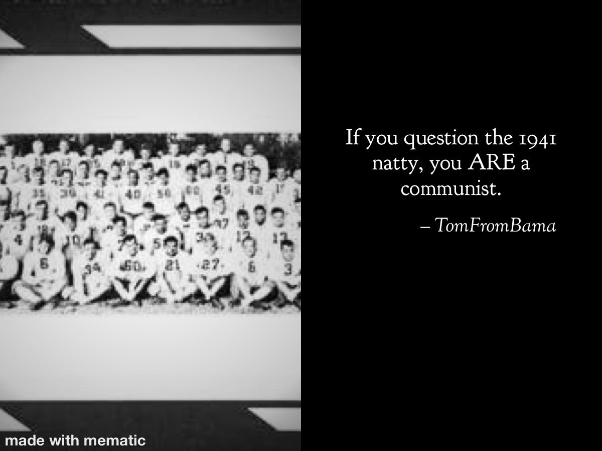 Hey Tom, a 1941 meme for you bud.