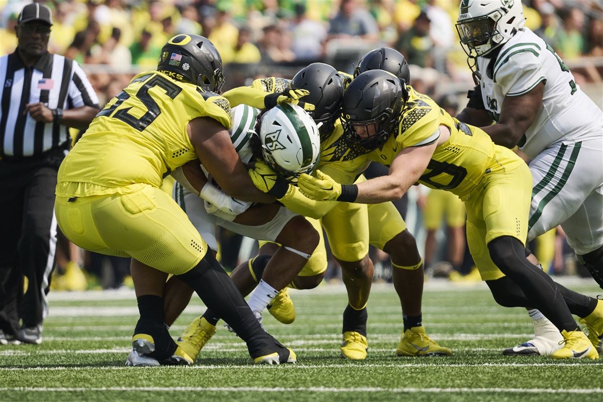 WATCH: Hear from Oregon senior DL Taki Taimani after his dominating ...