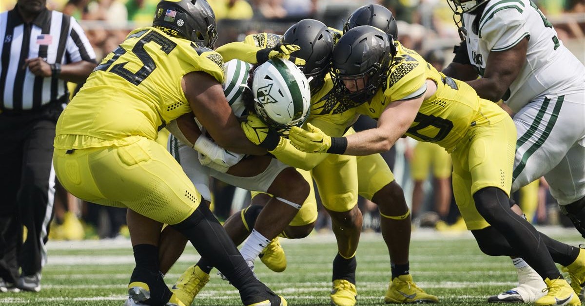 WATCH: Hear from Oregon senior DL Taki Taimani after his dominating ...