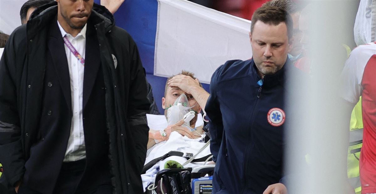 Danish soccer star Christian Eriksen collapses during EUROs match, CPR ...