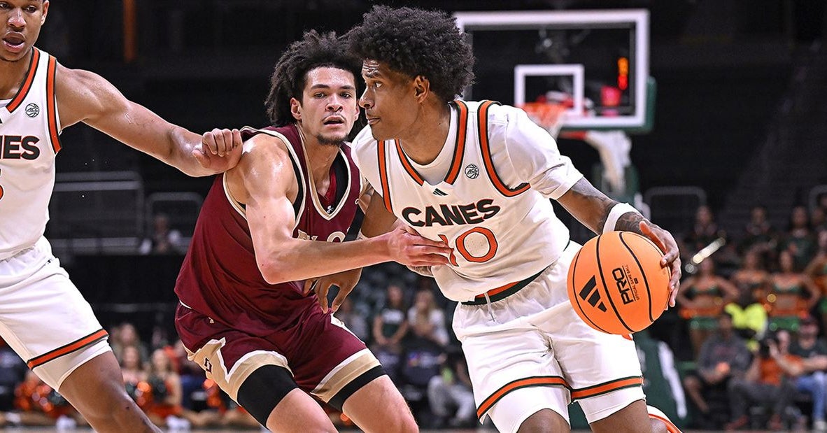 Tru Washington's 18-10 paces Miami in 99-72 win over Elon