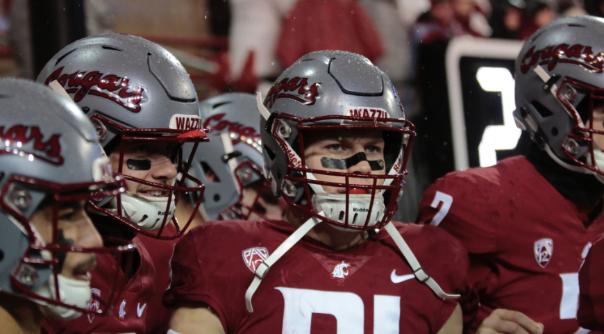 It's official: Cougs going throwback script on Apple Cup helmets