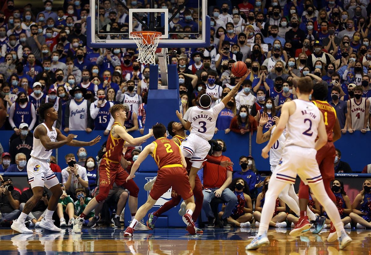 Dajuan Harris' game-winner gives KU basketball important win in Big 12 ...