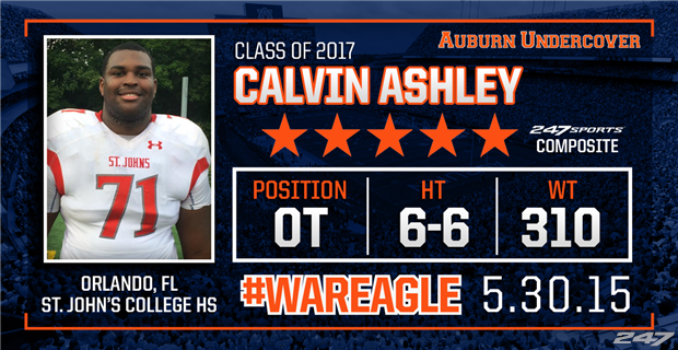 Get to know: Auburn offensive tackle signee Calvin Ashley