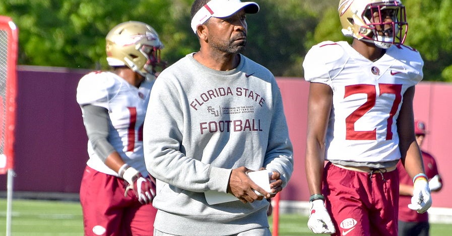FSU receivers coach David Kelly stays cool in all sweats