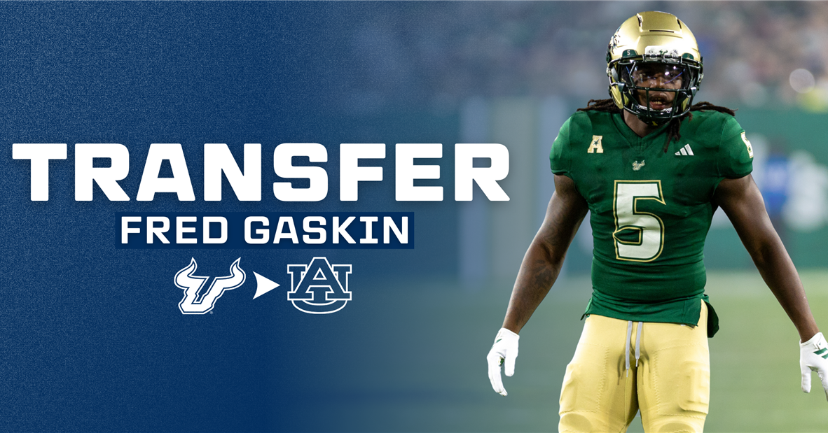 Auburn adds commitment from USF transfer safety Fred Gaskin