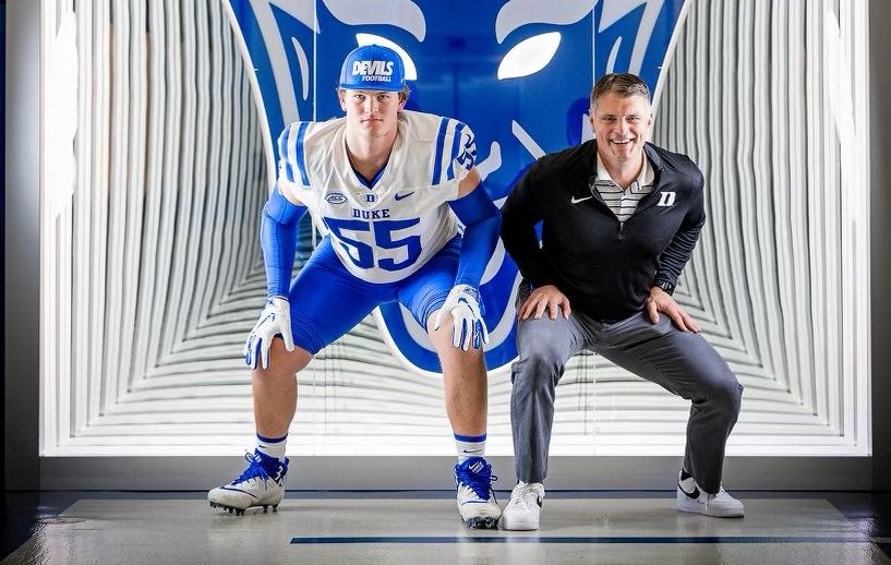 2024 OT Andrew Rosinski says Duke 'set a high bar' on his Junior Day visit