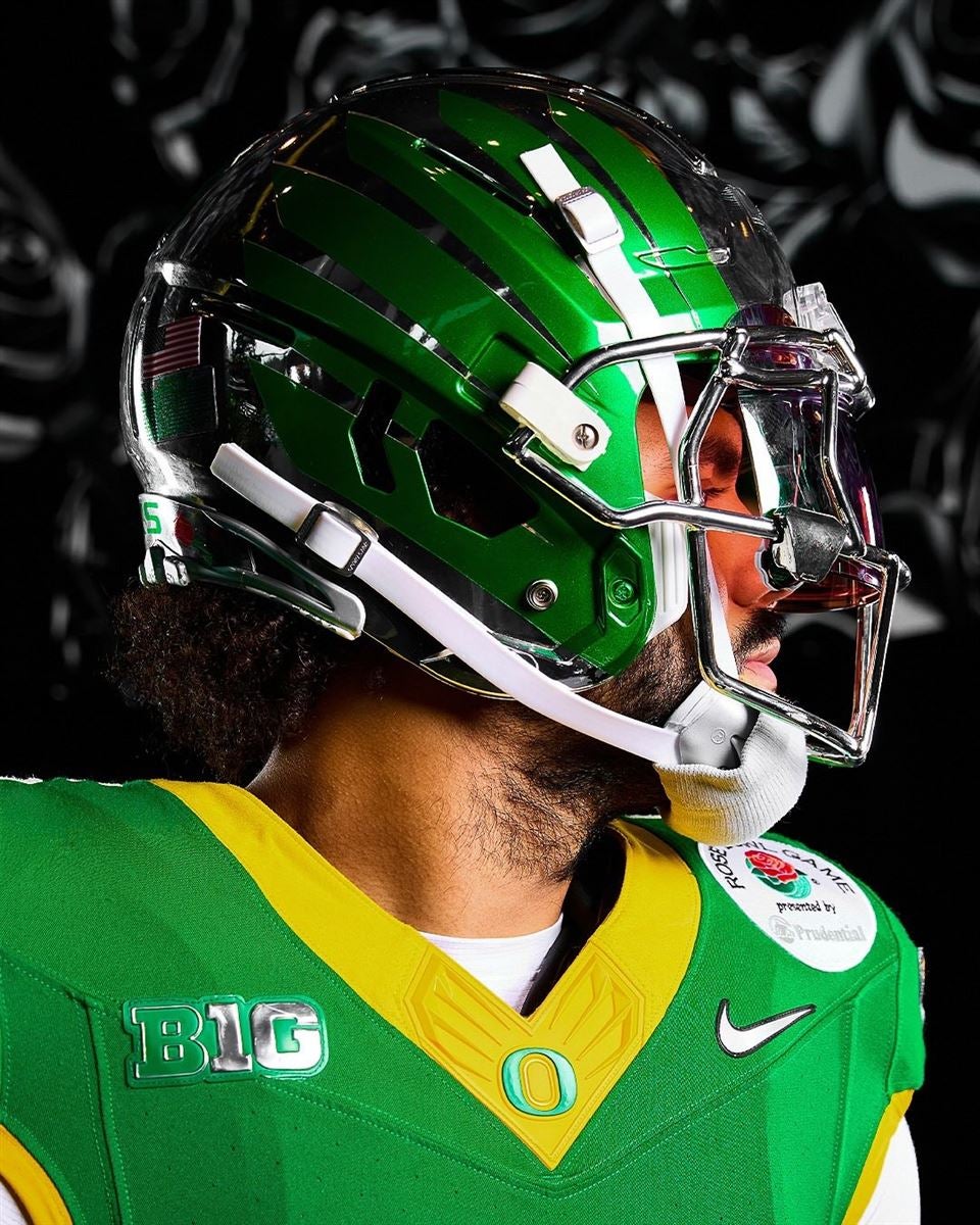 No. 1 Oregon announces uniforms for Rose Bowl against No. 8 Ohio State ...