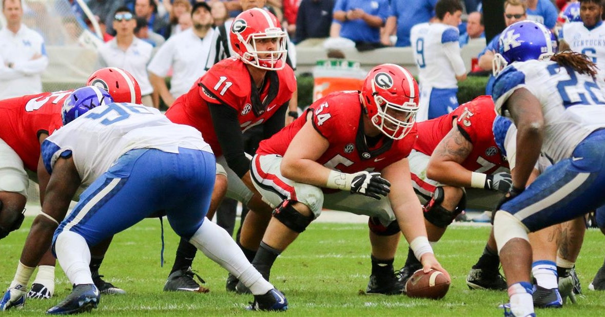 Georgia's offensive line bounces back in win over Kentucky