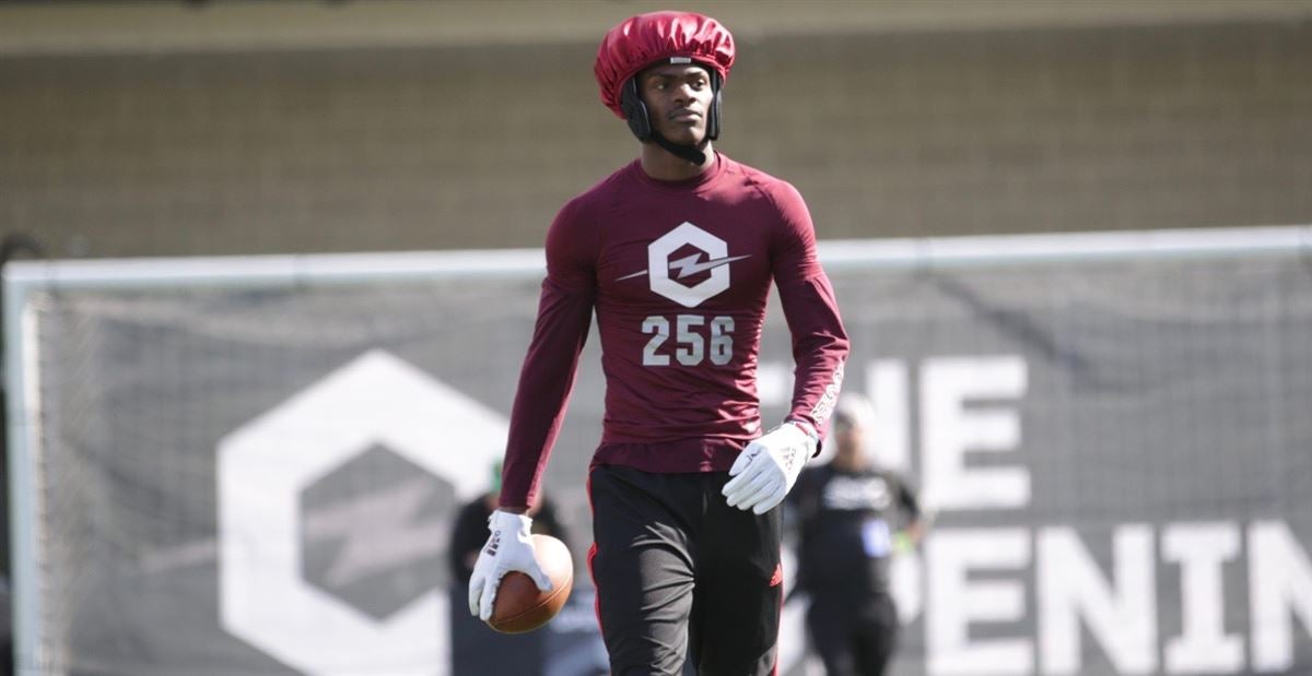 WATCH: A&M five star Demond Demas goes long in the triple jump