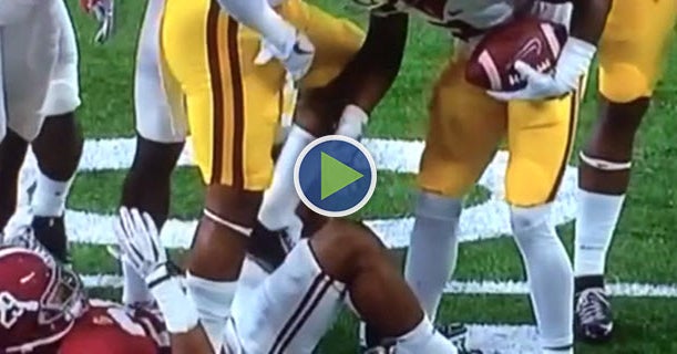 USC's Jabari Ruffin ejected for groin stomp vs. Alabama
