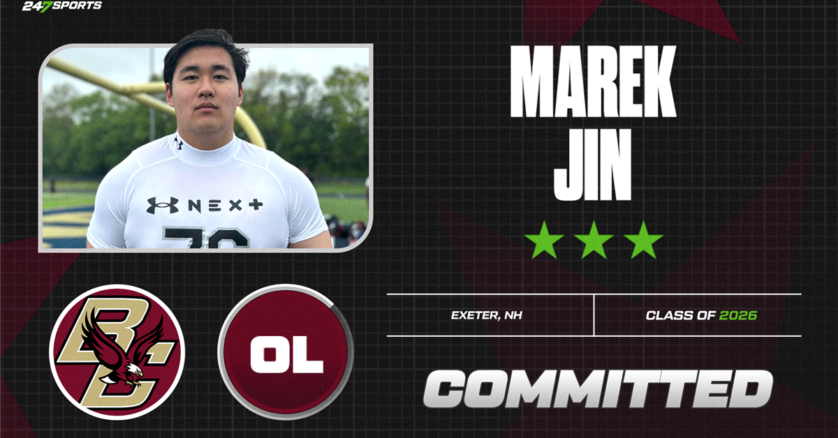 Boston College lands commitment from '26 OL Marek Jin