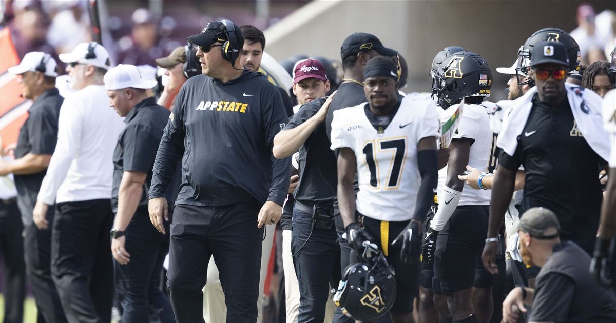 App State football coach Shawn Clark details 'resilience' in Texas A&M ...