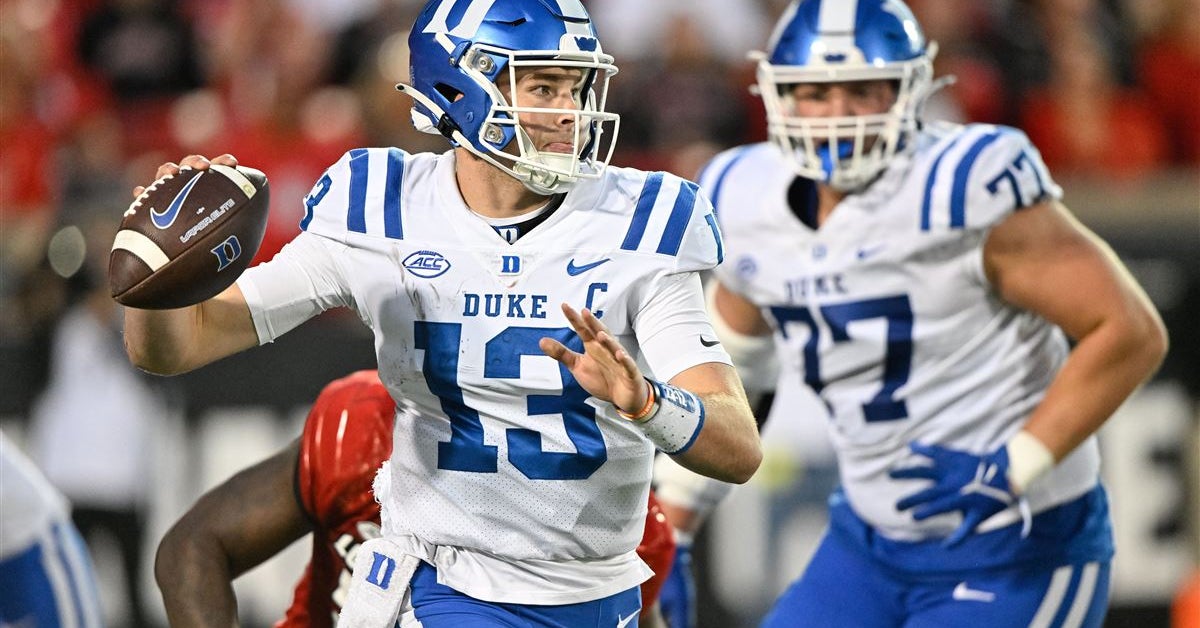 Duke star quarterback Riley Leonard enters the Transfer Portal