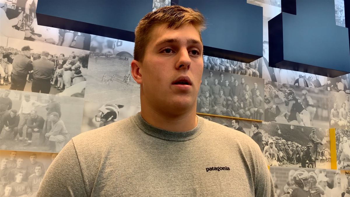 Watch: Ryan Hayes reflects on his first career start at Michigan