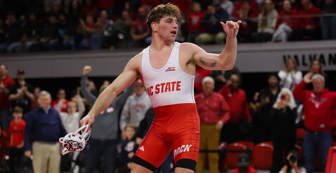No. 8 NC State wrestling secures 13th straight win over No. 11 UNC ...