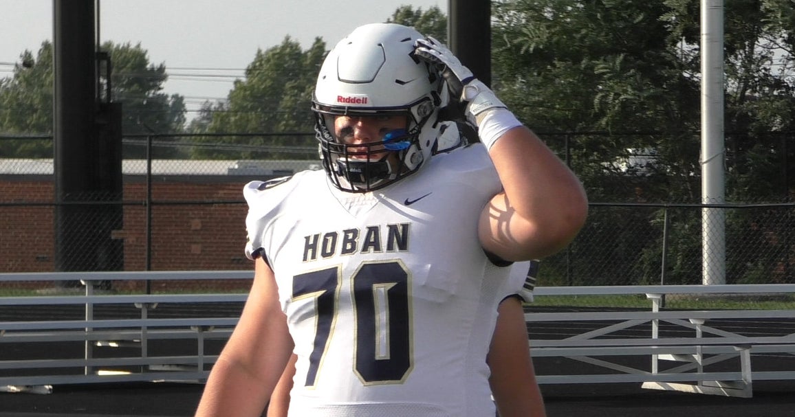 Four-star Michigan commit Nolan Rumler doing what he does best