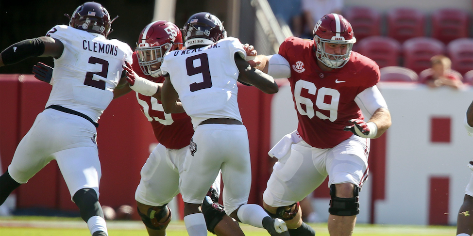 Notebook: Alabama offensive line 'the best in college football'
