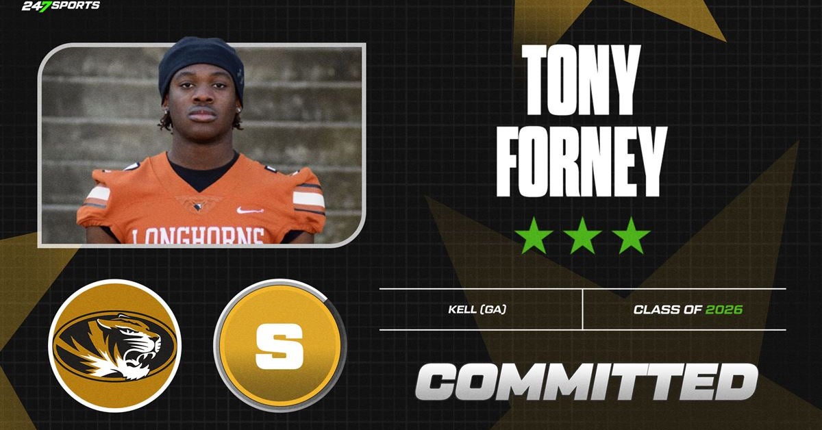 Mizzou lands commitment from three-star safety Tony Forney, Jr.