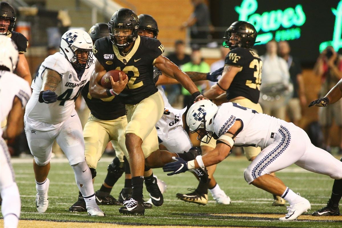 Wake Forest Football comes from behind to top Utah State 38-35