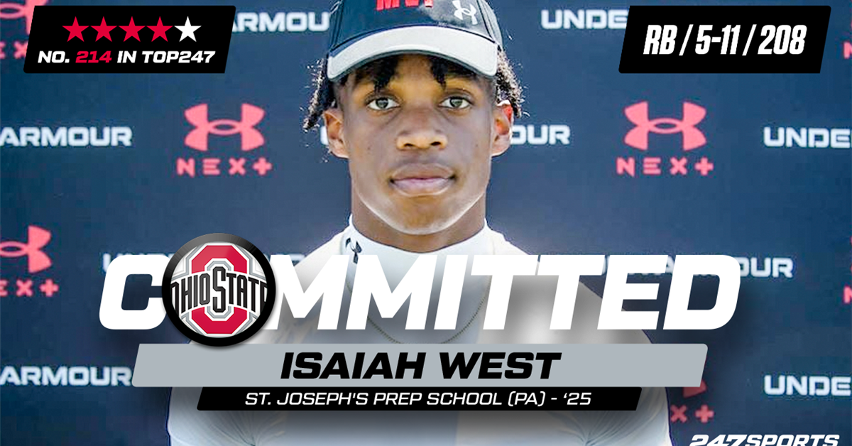 RB Isaiah West announces commitment to Ohio State